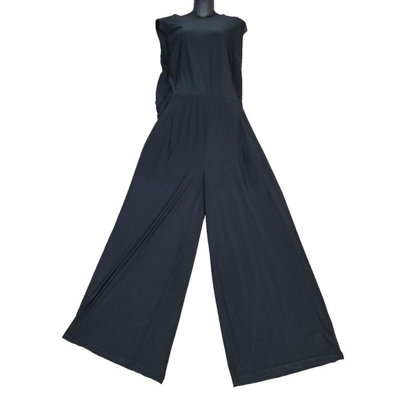 Lauren Ralph Lauren | Pants & Jumpsuits | Lauren Ralph Lauren Womens 2w Black Wide Leg Lined ...